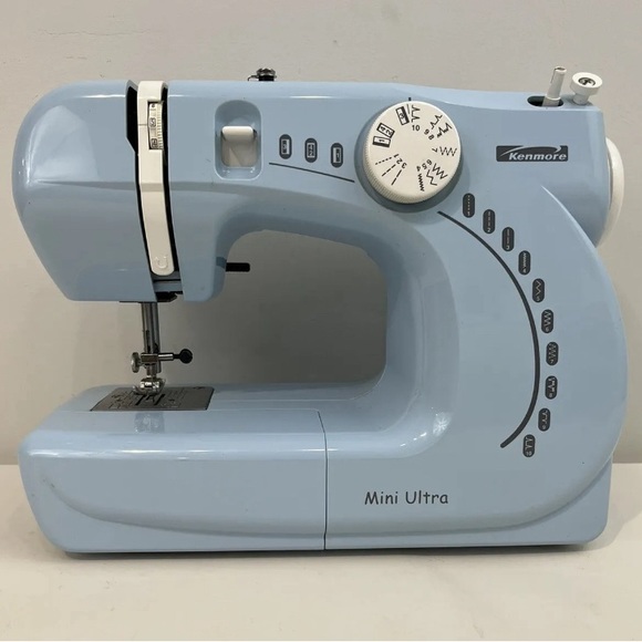 Kenmore | Other | Kenmore Janome Mini Ultra Light Blue Sewing Machine ...